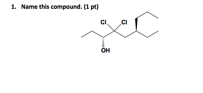Solved Name this compund. | Chegg.com