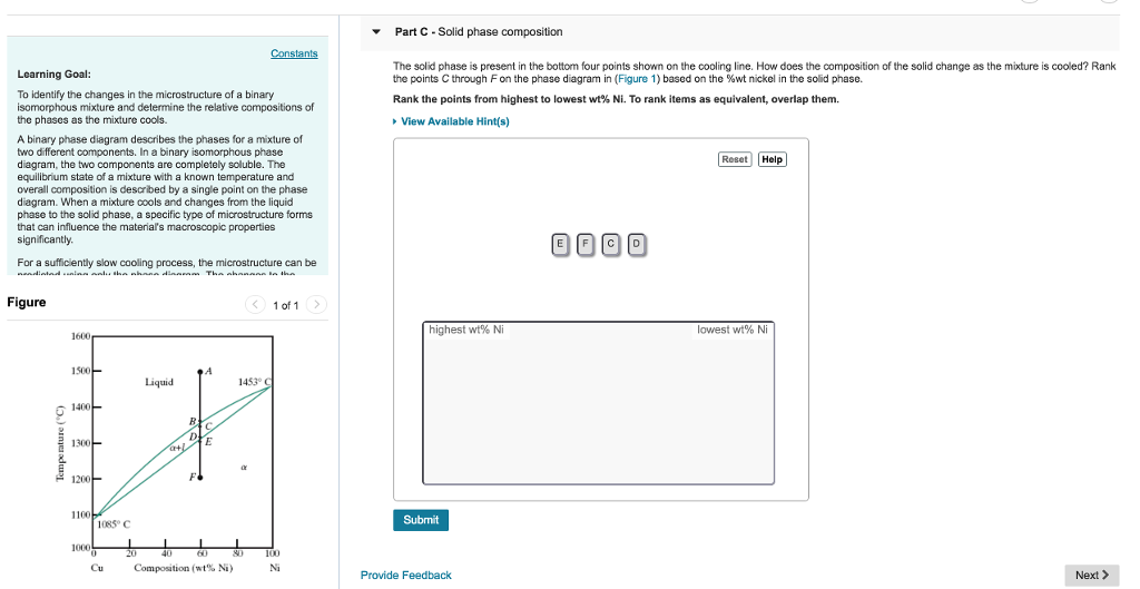 Part A. Equilibrium microstructures Learning Goal To | Chegg.com
