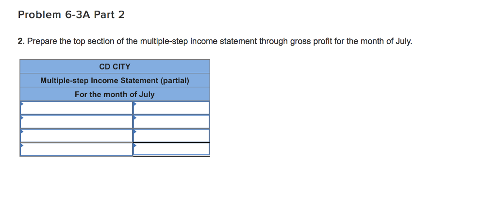 Solved Problem 6-3A Record transactions and prepare a | Chegg.com