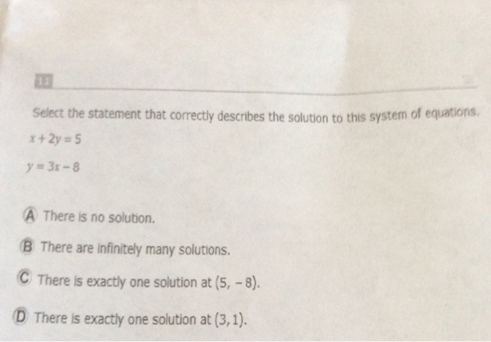 Solved Select the statement that correctly describes the | Chegg.com