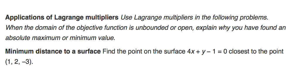 Solved Applications of Lagrange multipliers Use Lagrange | Chegg.com