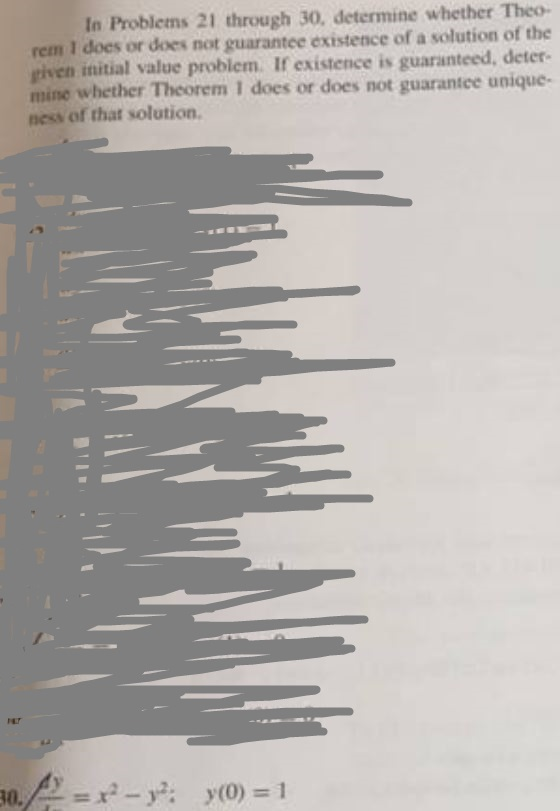 Solved In Problems 21 through 30, determine whether Theo- | Chegg.com