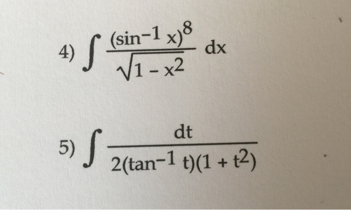 Solved Evaluate the integral. integral (sin^-1 x)^8/square | Chegg.com