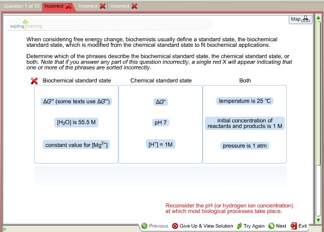 Solved Please help! When considering free energy change, | Chegg.com