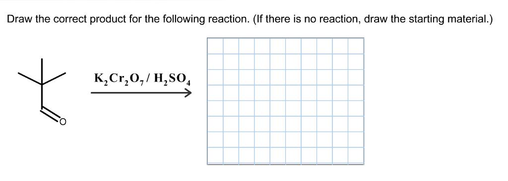 Solved Draw the correct product for the following reaction. | Chegg.com