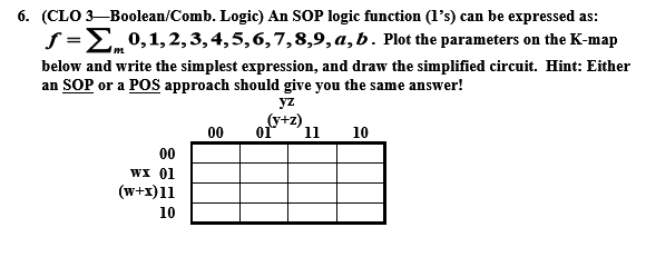 Solved 5. (CLO 3-Boolean/Comb. Logic) Write the Boolean | Chegg.com
