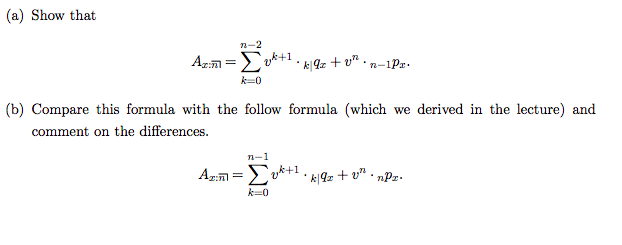 (a) Show that 72- k+1 Ar ?0 (b) Compare this formula | Chegg.com