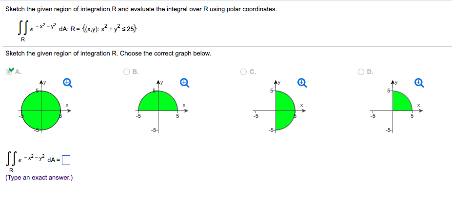 Solved Sketch the given region of integration R and evaluate | Chegg.com
