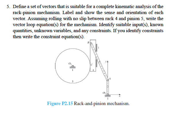 Solved Define a set of vectors that is suitable for a | Chegg.com