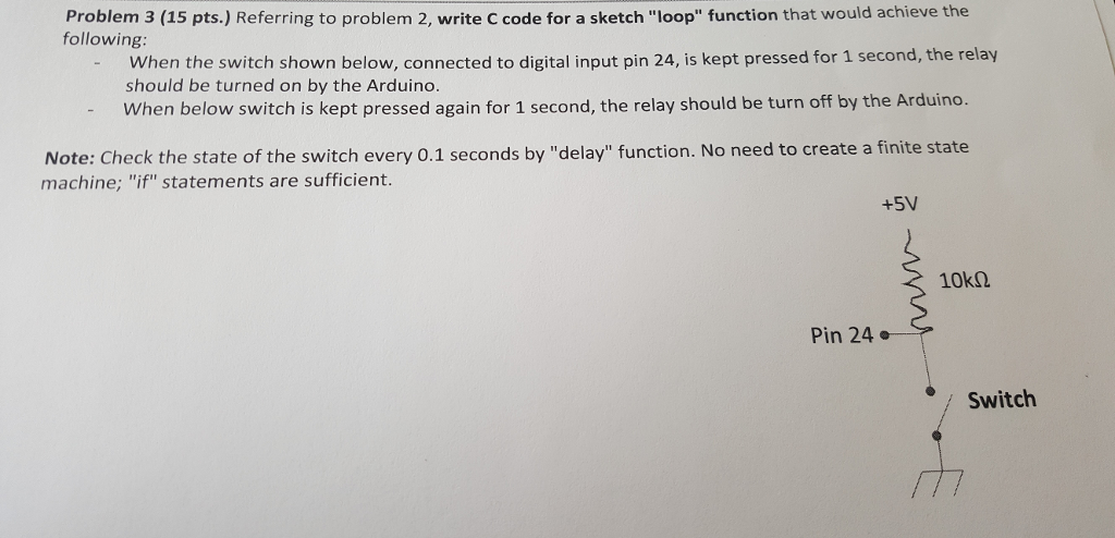 Solved PROBLEM 2 (10 pts.) An Arduino Mega2560 is going to | Chegg.com