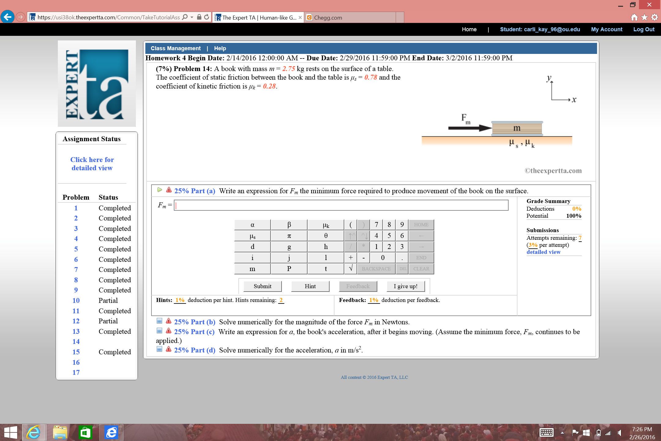 Solved a http //usi38ok. /Take T x C pertt The Expert TAI | Chegg.com
