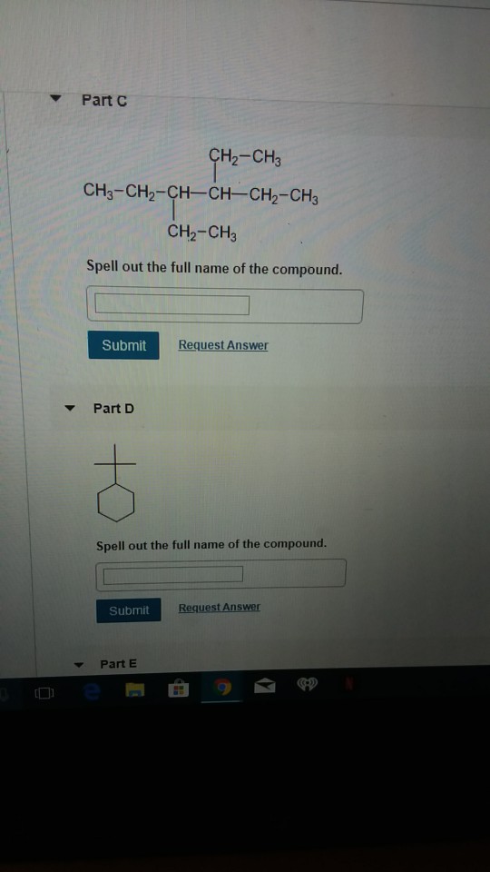 Solved Part A CH3 CH3-CH-CH2-CH2ーCH3 Spell out the full name | Chegg.com
