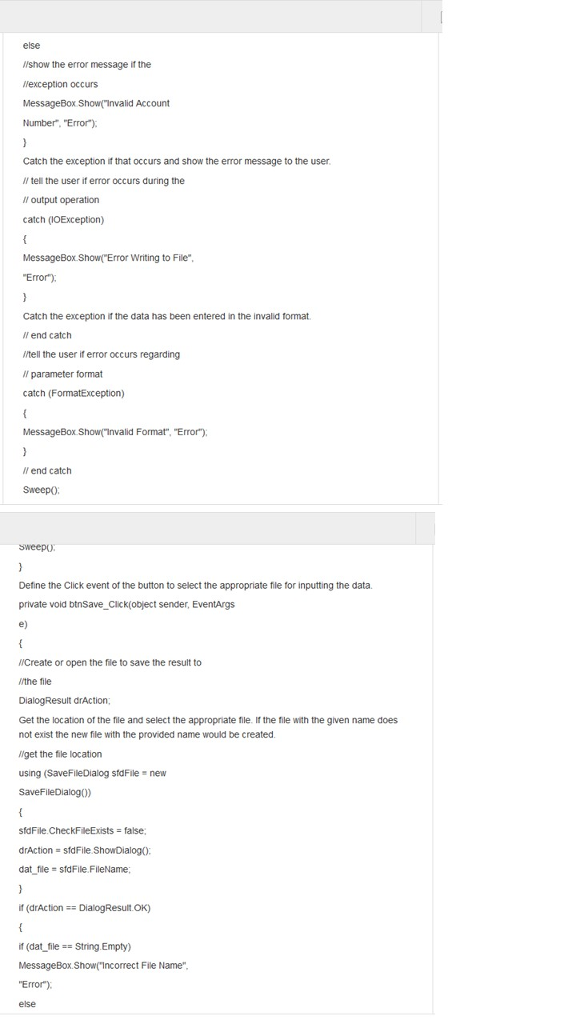 Solved Would you please look over my code and let meknow | Chegg.com