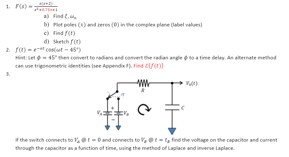 Solved I just need some help with 1c: finding the inverse | Chegg.com