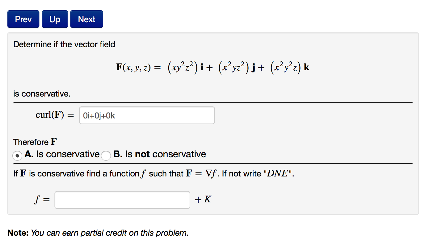 Solved Determine if the vector field F(x, y, z) = (xy^2z^2) | Chegg.com