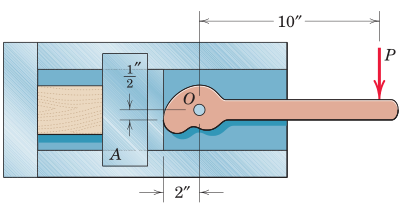 Solved The design of the cam-lock vise provides a quick | Chegg.com