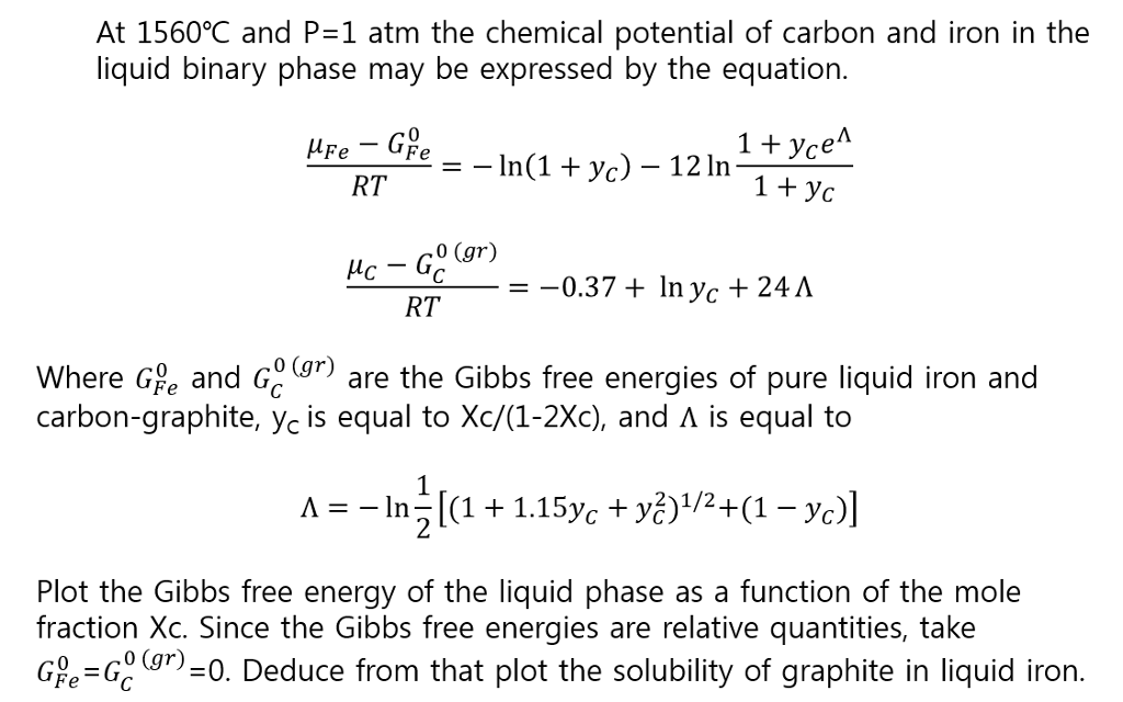 Energy Formula Chemistry