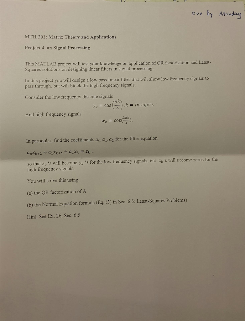 This Matlab Project Will Test Your Knowledge On 