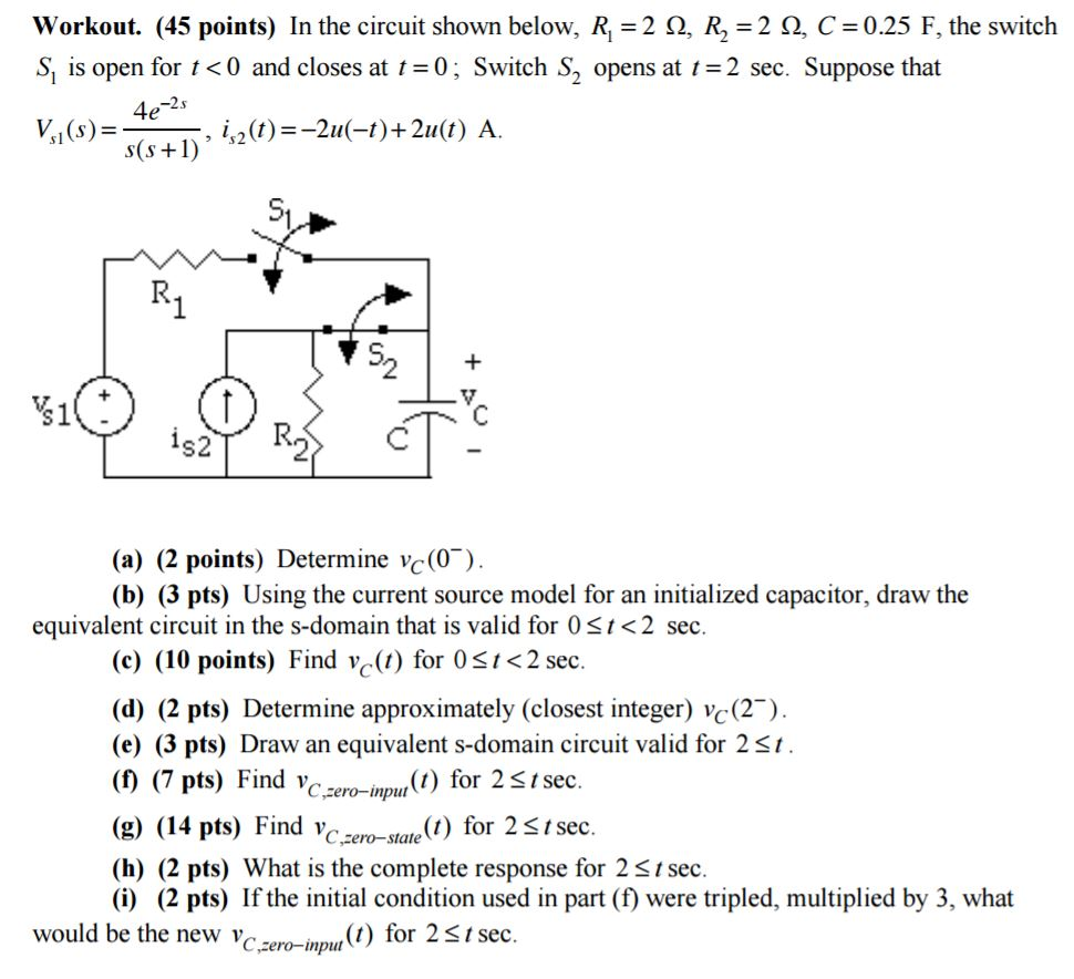 Solved In the circuit shown below, R_1 = 2 Ohm, R_2 = 2 Ohm, | Chegg.com