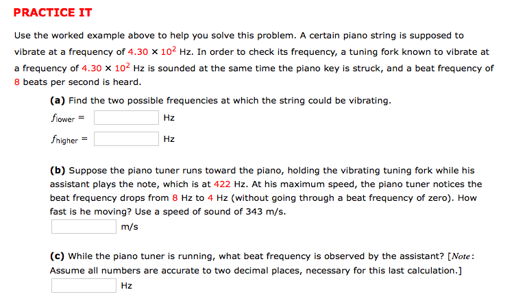 Solved A certain piano string is supposed to vibrate at a | Chegg.com