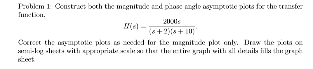Solved Construct both the magnitude and phase angle | Chegg.com