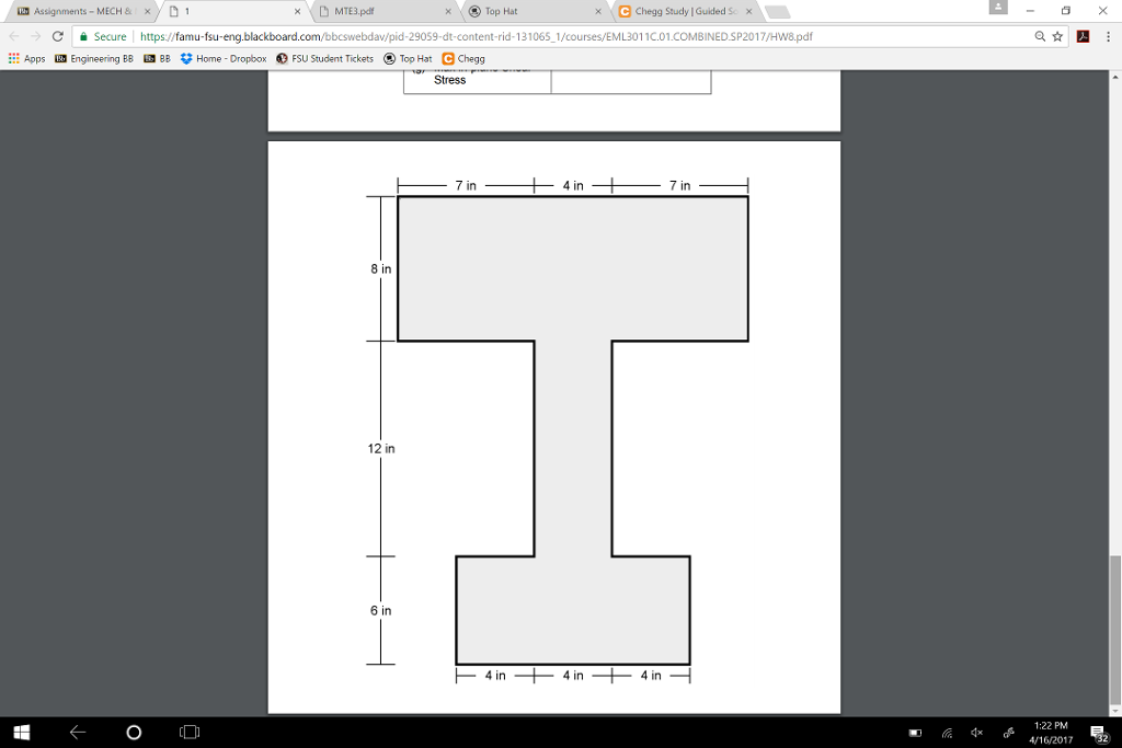 Solved Top Hat C Chegg Study I Guided MECH & x MTE3.pdf C | Chegg.com