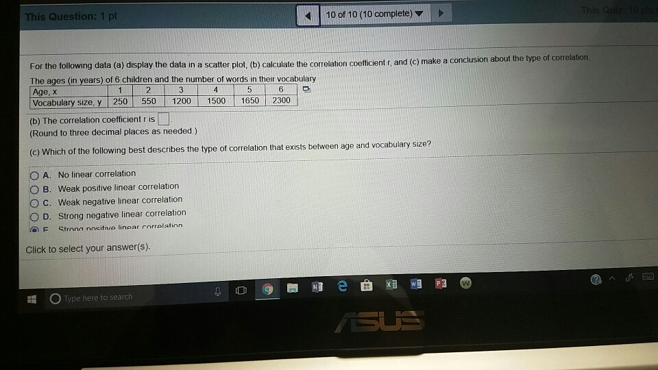 Solved This Question: 1 pt 10 of 10 (10 complete) about the | Chegg.com