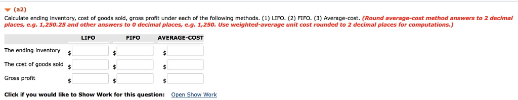 Solved Problem 6-5A (Part Level Submission) You are provided | Chegg.com