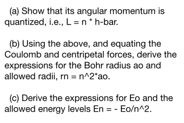 Solved Assume That An Electron Orbiting A Nucleus Proton