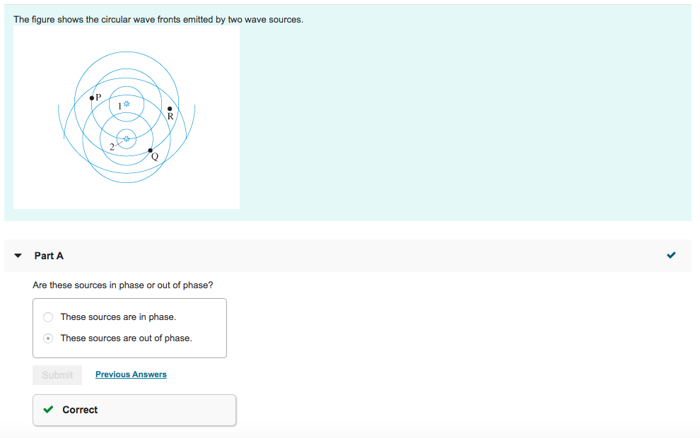 Solved The figure shows the circular wave fronts emitted by | Chegg.com