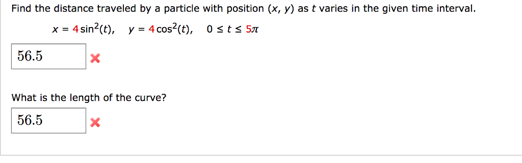Solved Find the distance traveled by a particle with | Chegg.com