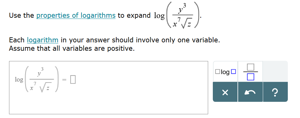 Solved Use The Properties Of Logarithms To Expand Each 