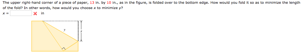 Solved The upper right-hand corner of a piece of paper, 13 | Chegg.com