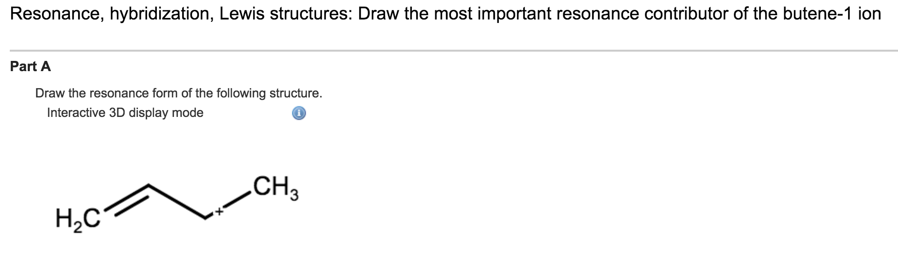 1 Butene Lewis Structure