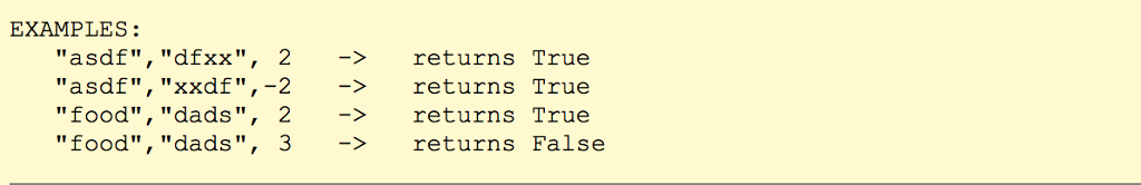 Solved check_overlap - Check to see if two strings overlap, | Chegg.com