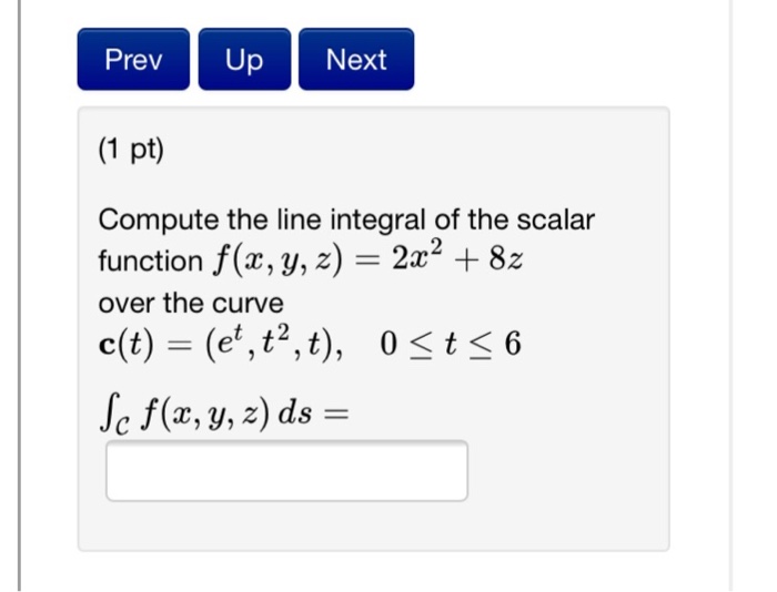 Solved Compute the line integral of the scalar function f(x, | Chegg.com