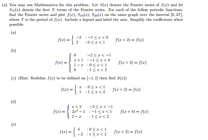 Solved You may use Mathematical for this problem. Let S(x) | Chegg.com
