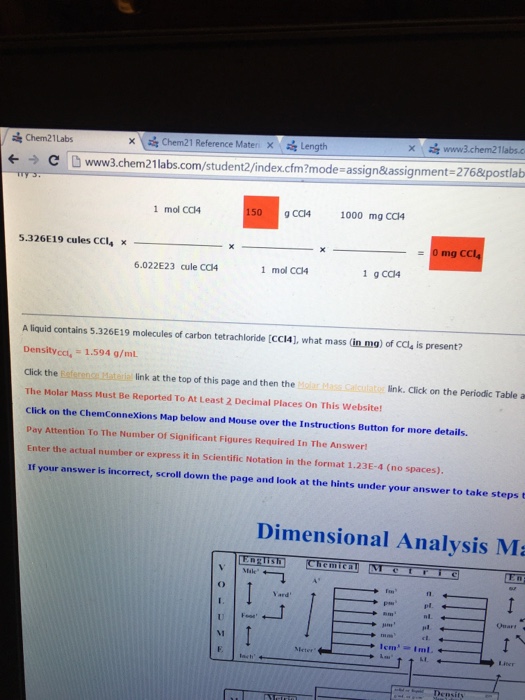 Solved www.3.chem21labsc ㄨ˙ : Chem21 Reference Mater x | Chegg.com