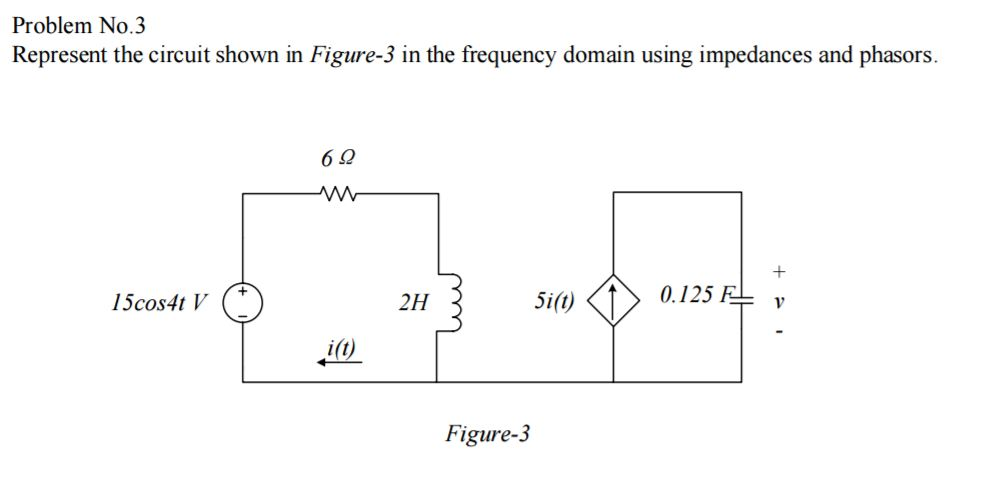 Solved Represent the circuit shown in Figure-3 in the | Chegg.com