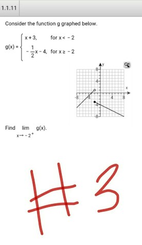Solved Consider the function g graphed below x+8, for x