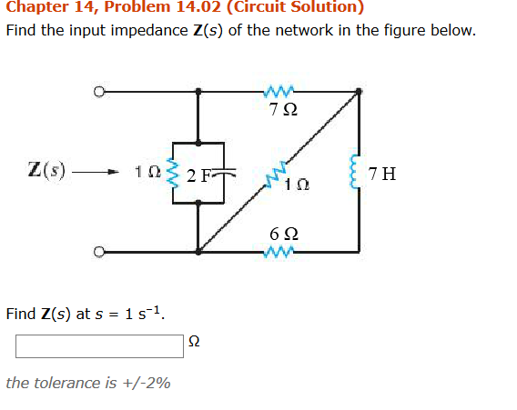 Solved Chapter 14, Problem 14.02 (Circuit Solution) Find the | Chegg.com