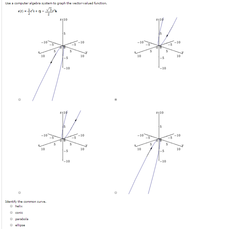 Solved Use a computer algebra system to graph the | Chegg.com