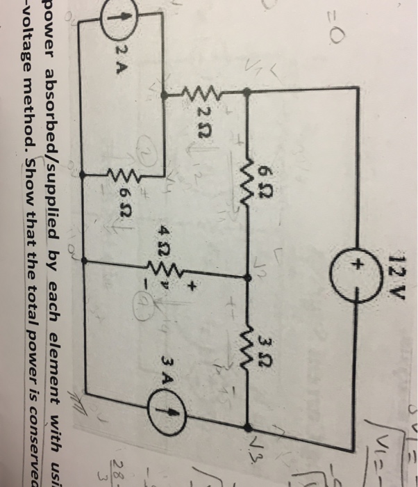 Solved Power absorbed/supplied by each element with | Chegg.com Solved Power absorbed/supplied by each element with | Chegg.com