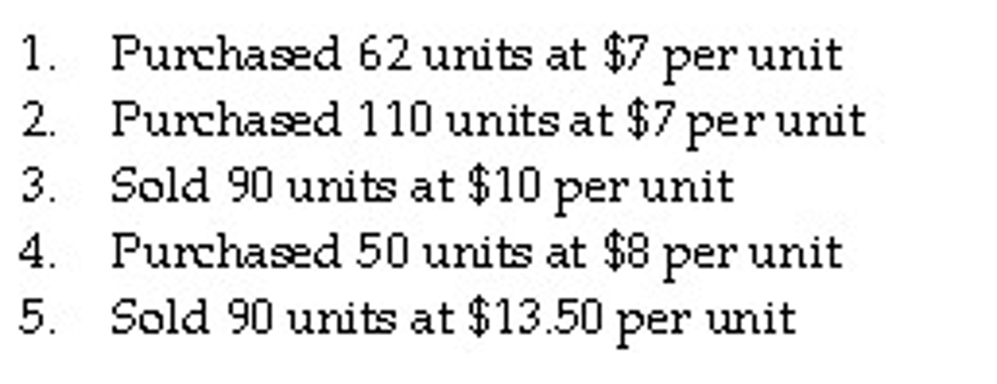 Solved A company uses the weighted-average method of | Chegg.com
