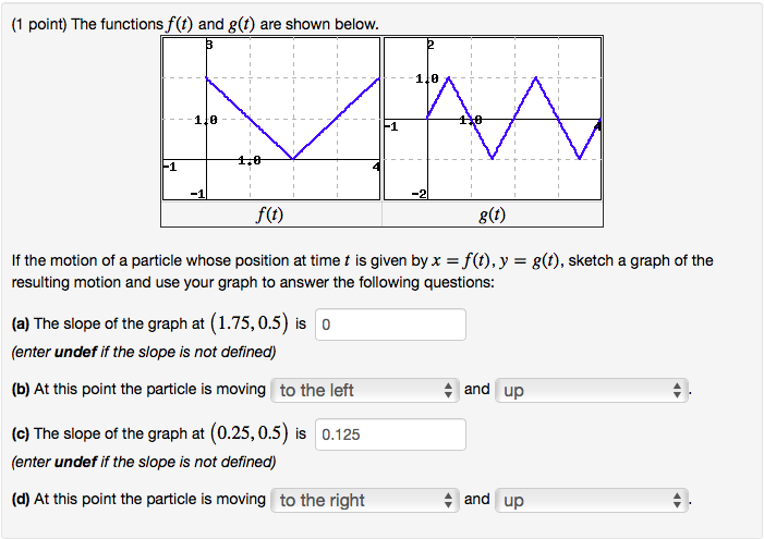 Solved The functions f(t) and g(t) are shown below. If the | Chegg.com