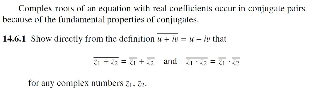 Solved Complex roots of an equation with real coefficients | Chegg.com