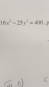 Solved Find the directrices 16x^2-25y^2=400, | Chegg.com