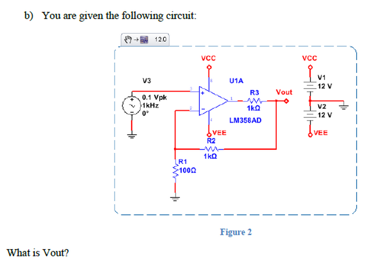 Solved You are given the following circuit: What is Vout? | Chegg.com