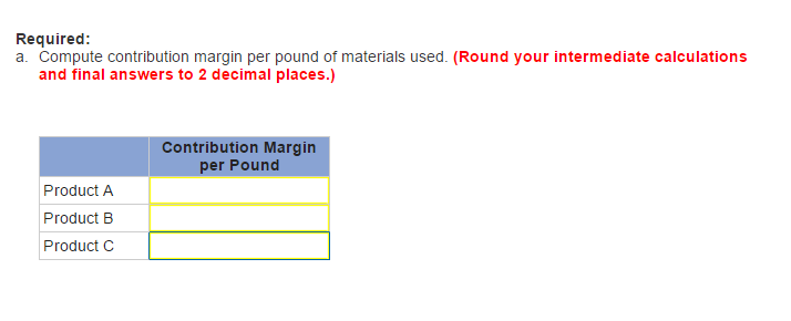Solved Exercise 12-12 Utilization of a Constrained Resource | Chegg.com