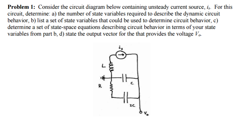 Solved Consider the circuit diagram below containing | Chegg.com